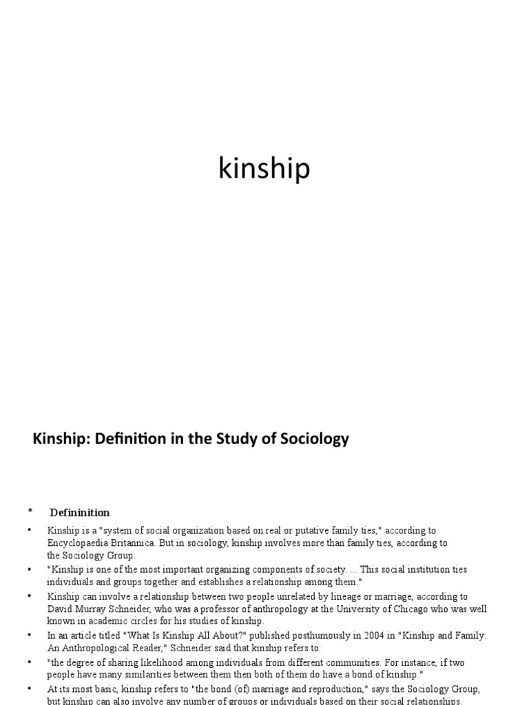 Kinship 3 | PDF | Kinship | Family