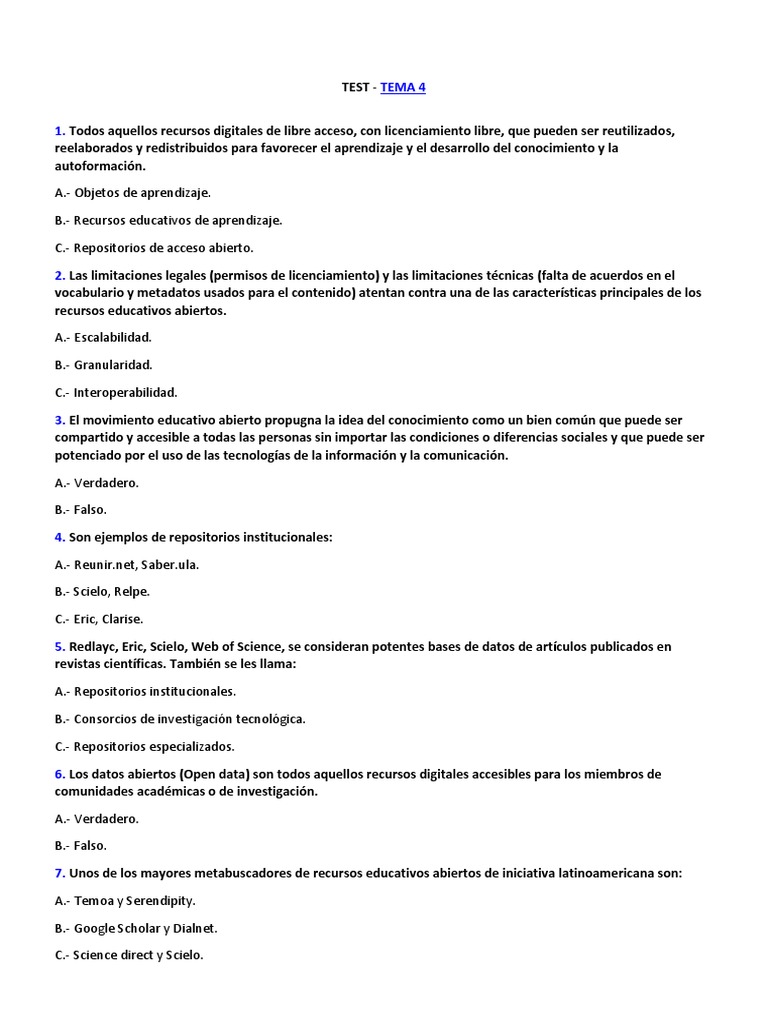 Recursos Educativos Abiertos y su Impacto | PDF | Acceso abierto ...