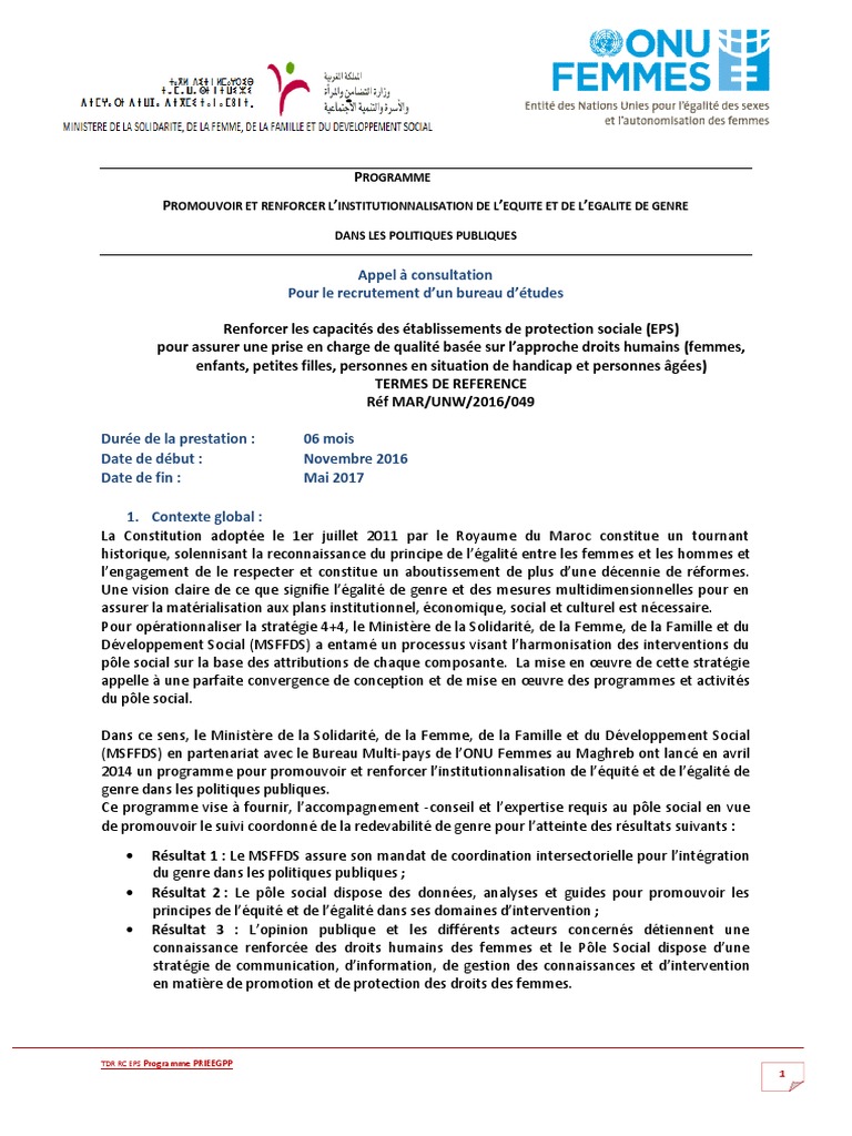 Unct-Ma-Tdr RC Eps Prolongation | PDF | Invalidité | Sexe