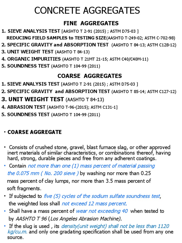 Concrete Aggregates | PDF | Concrete | Construction Aggregate