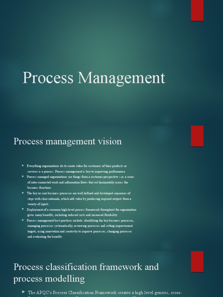 CHAP 10 Process Management | PDF | Business Process | Economies