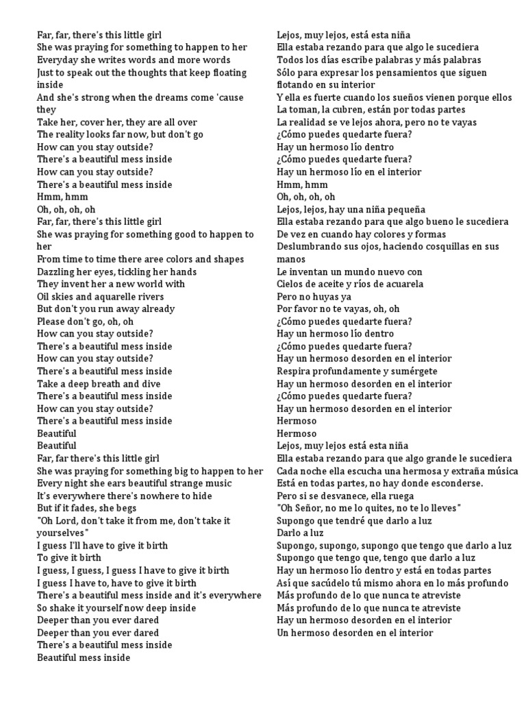 Beautiful Mess Inside-Yael Naim | PDF