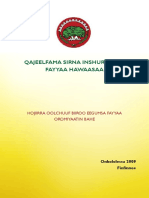 Qajeelfama Durgoo Oolmaa Final | PDF