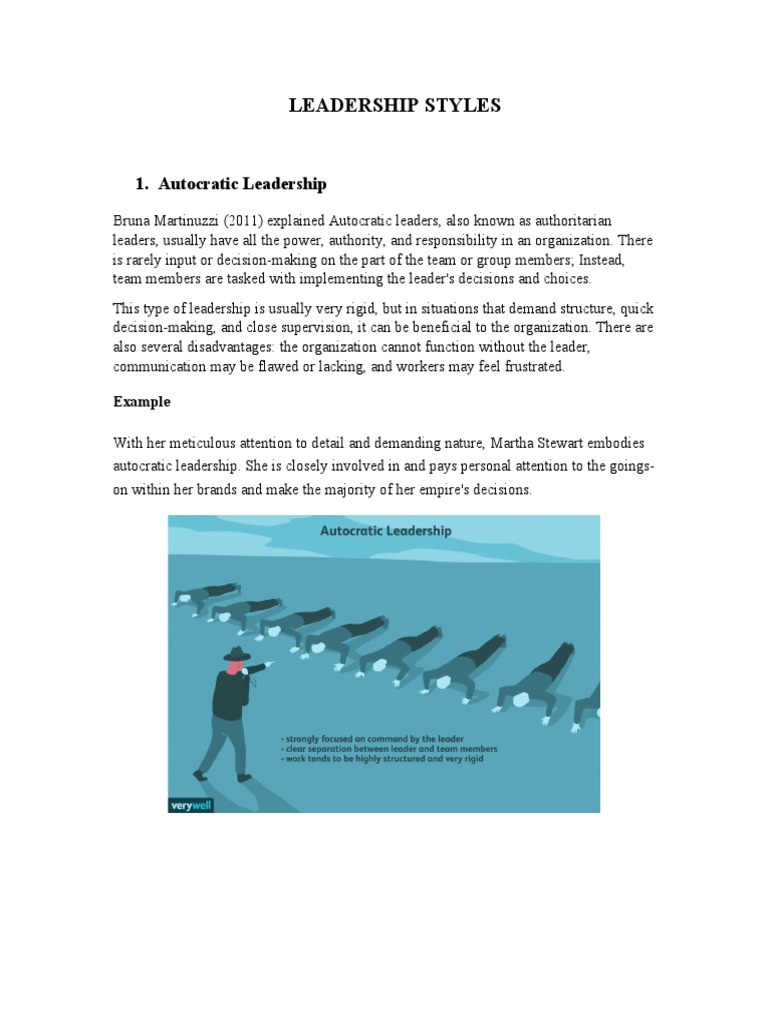Leadership Styles | PDF | Leadership | Psychological Concepts