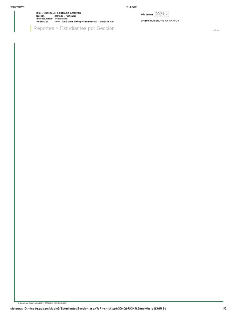 Nomina 2do Año A | PDF