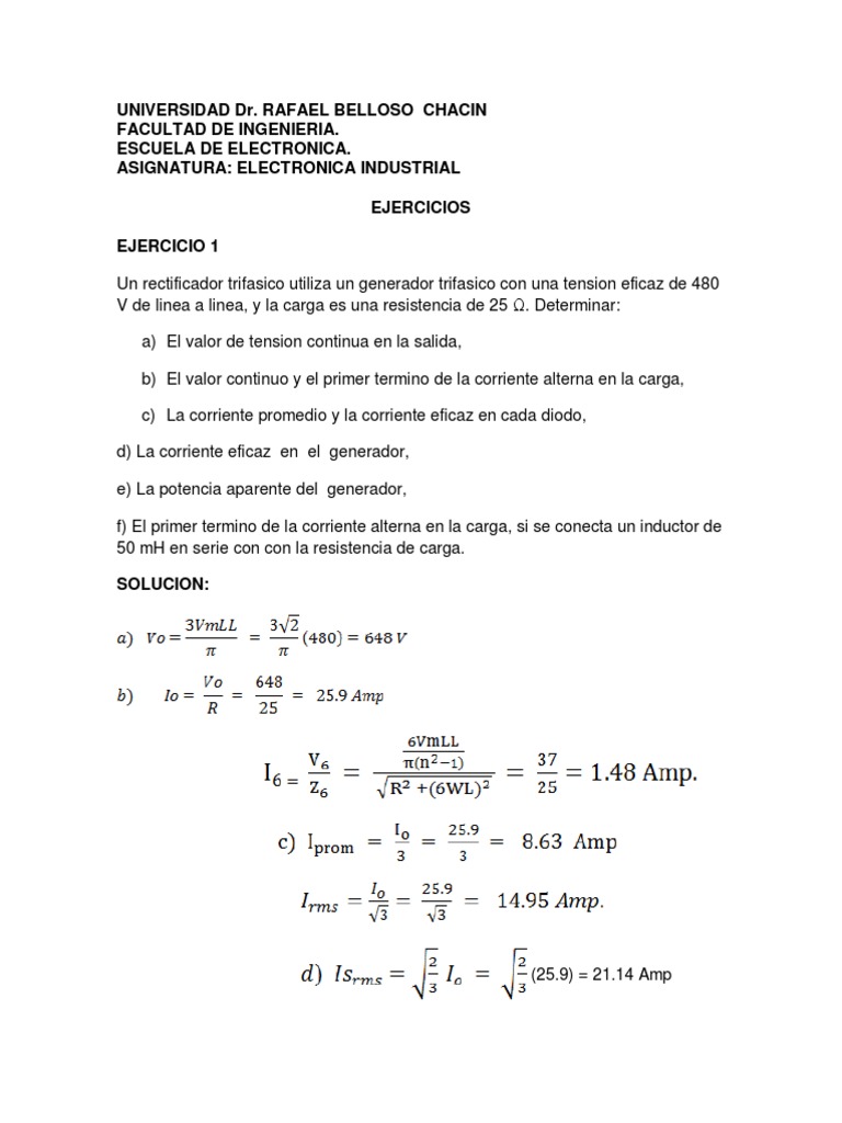 Unidad I.tema 2.ejer. Resueltos Rect. Trif. | PDF