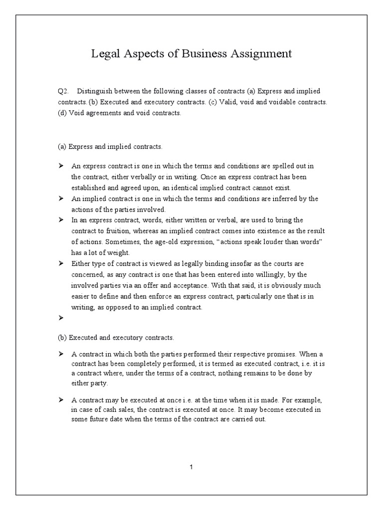 Legal Aspect of Business | PDF | Offer And Acceptance | Insurance