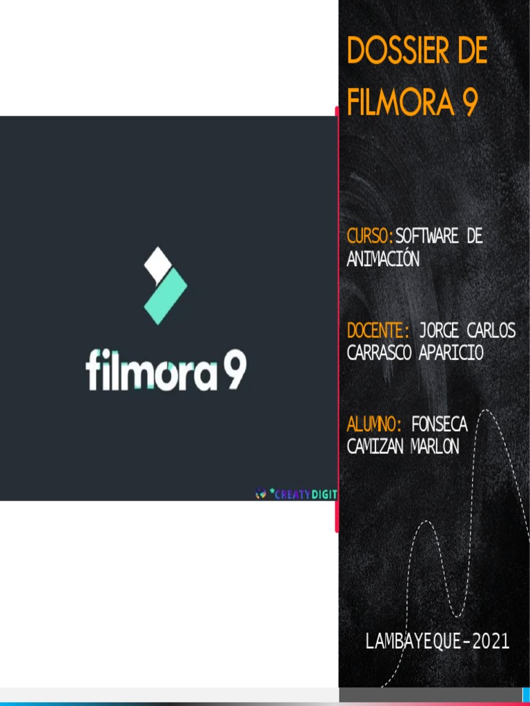 Dossier de Filmora 9 | PDF | Multimedia | Archivo de computadora