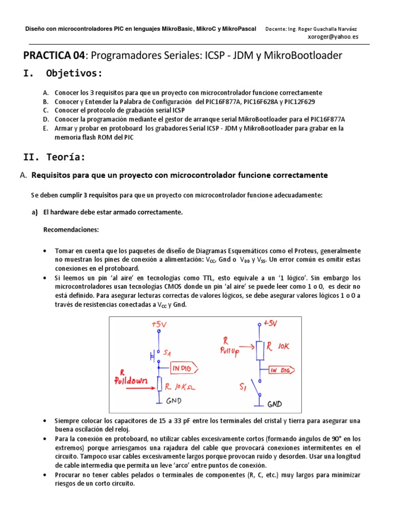P04 Programador ICSP JDM MikroBootloader | PDF | Microcontrolador | Lenguaje de programación