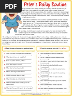 Daily Routines Presentation | PDF | Dinner | Lunch