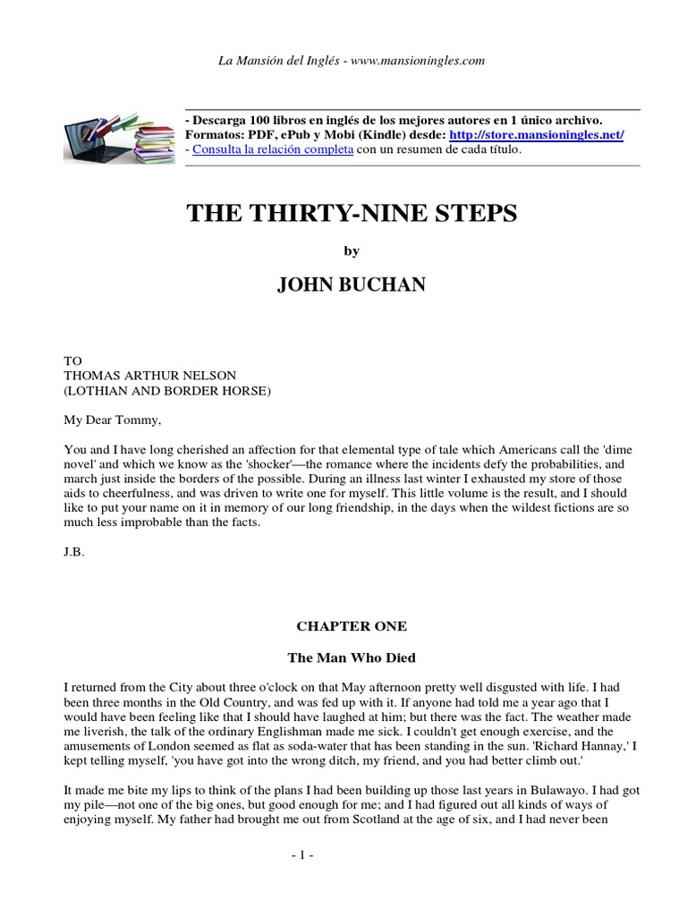 The Thirty Nine Steps - John Buchan | PDF | The Thirty Nine Steps