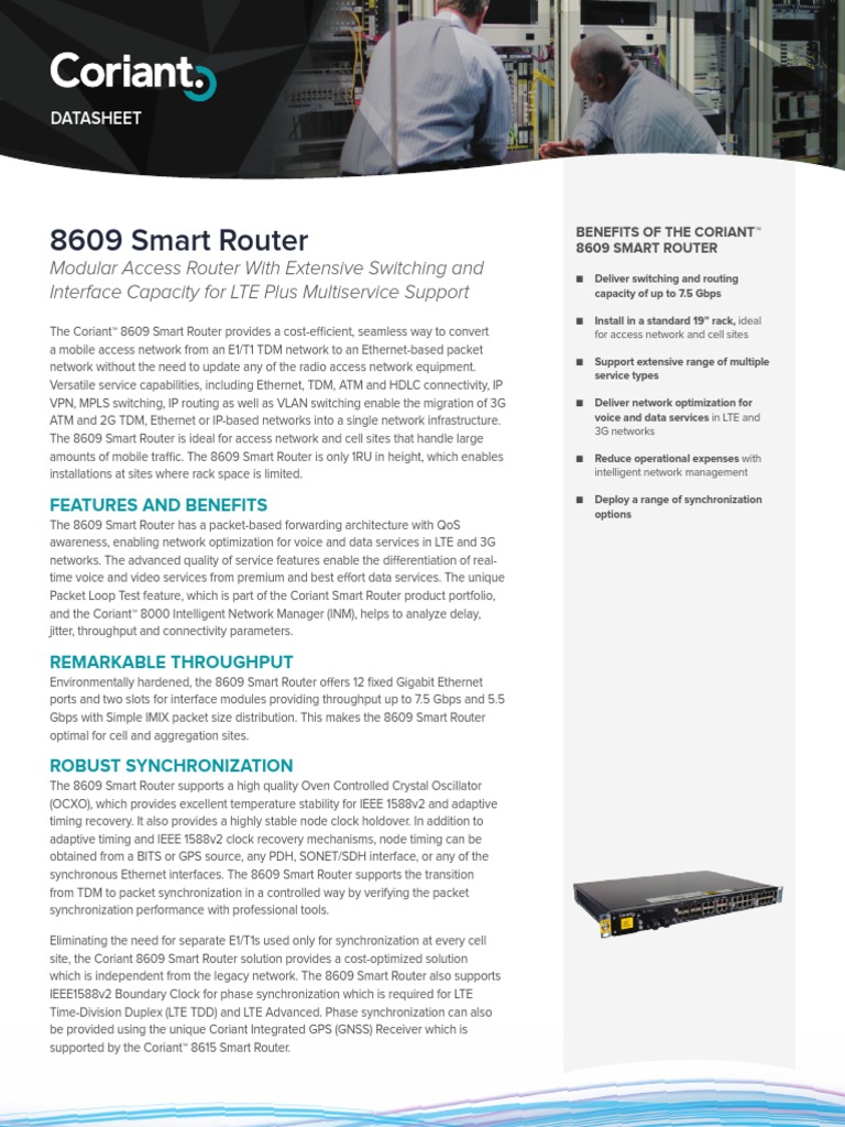 8609 Smart Router Modular-Access-Router | PDF | Computer Network ...