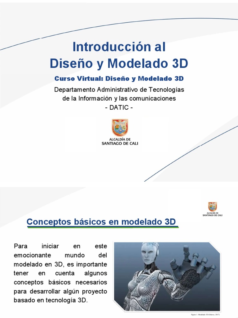 Tema 1. Conceptos Básicos en Modelado 3D | PDF | modelado 3D | Diseño