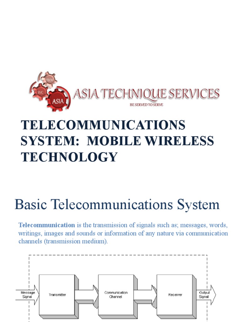 Mobile Wireless Telecommunications Overview | PDF | Transmission Medium ...