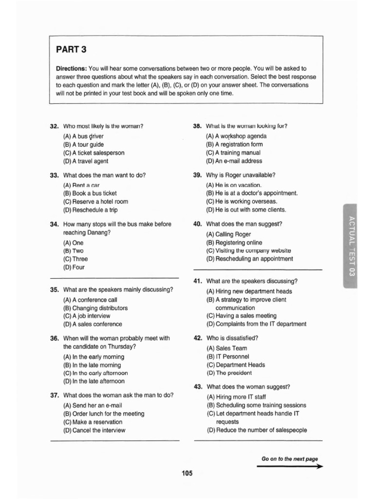 P3 - Practice Test 3 (S) | PDF