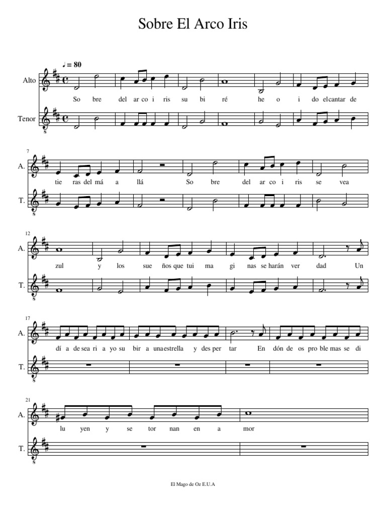 Sobre El Arco Iris | PDF