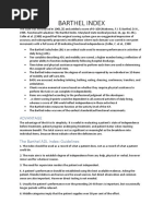 Modified Barthel Index Assessment Form | PDF