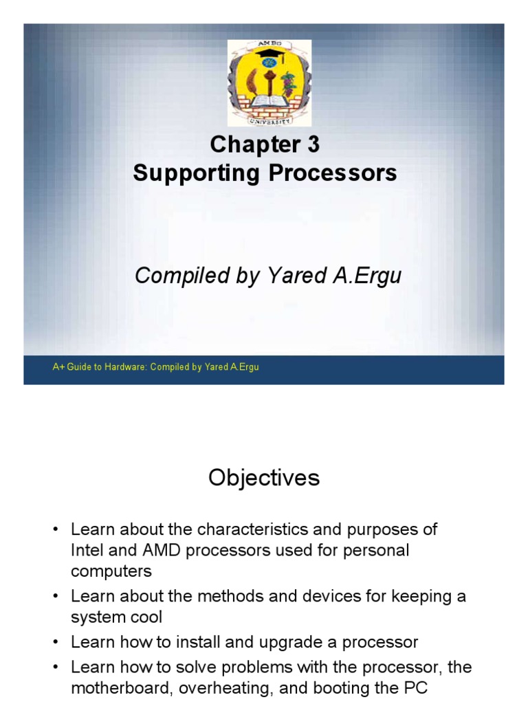 Chapter 3 Processors | PDF | Central Processing Unit | Bios
