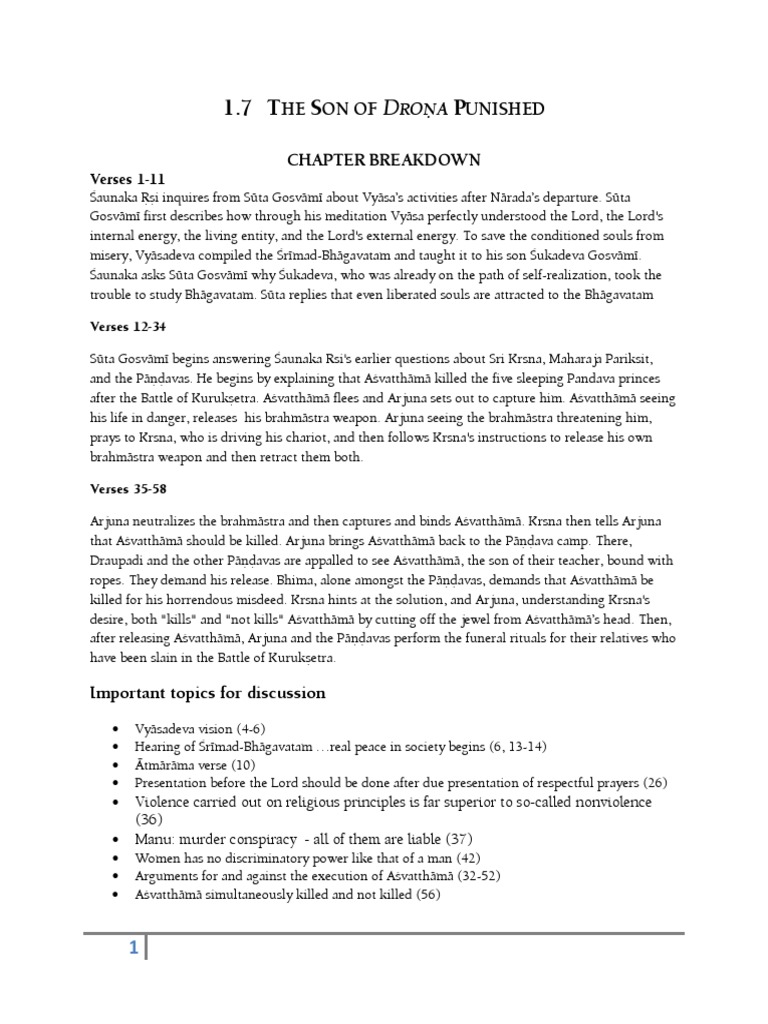 7 Chapter SB Study Guide | PDF | Bhakti | Transcendence (Religion)