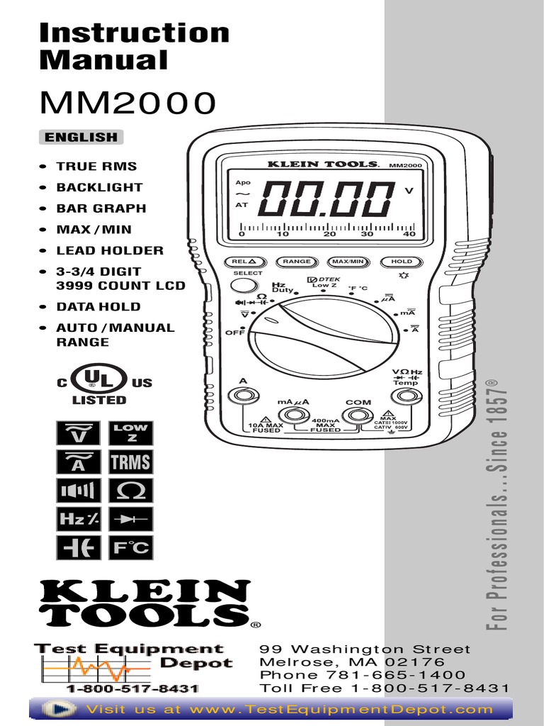 Mm2000 Manual | PDF | Alternating Current | Power Supply