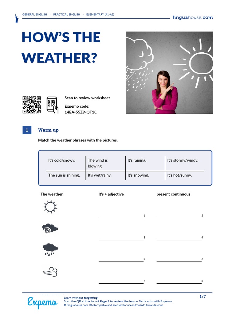 Hows The Weather American English Student | PDF | Weather | Foreign ...