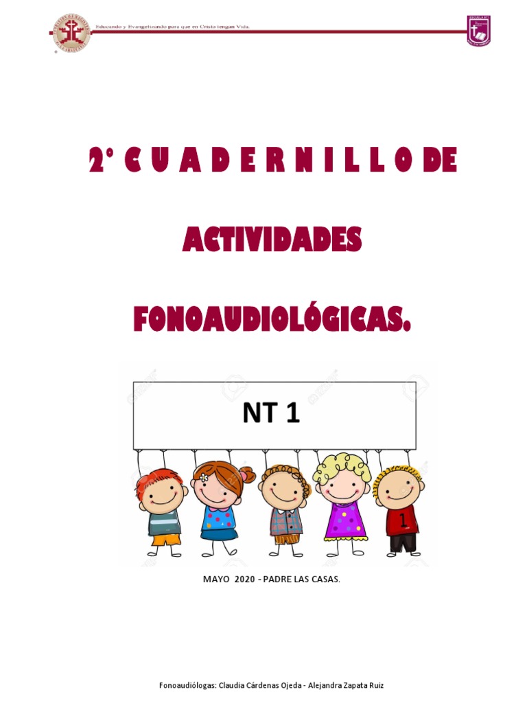 Segundo Cuadernillo de Actividades Fonoaudiológicas NT1 | PDF | Cocina | Alimentos