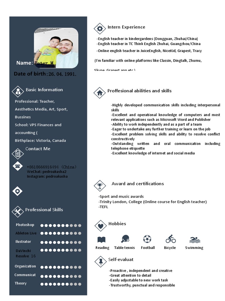 2 - Petar Milosevic# CV | PDF | Learning | Cognition