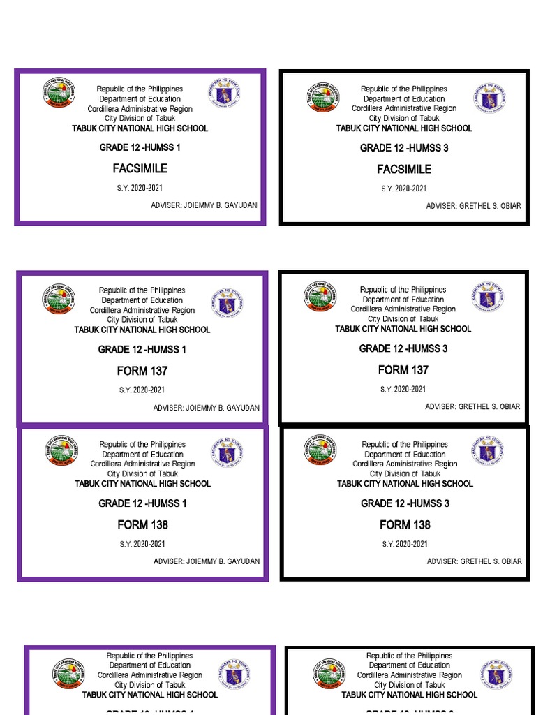 Facsimile Facsimile: Grade 12 - Humss 3 | PDF | Government ...