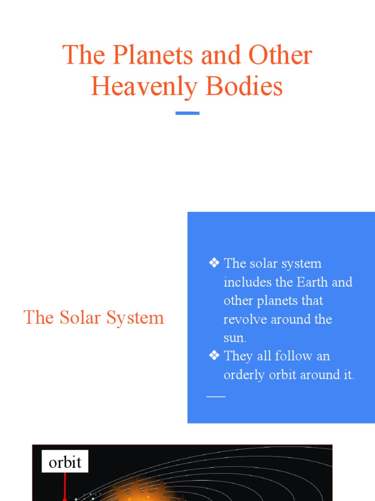 The Planets and Other Heavenly Bodies | PDF