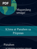 Aralin 1.3 (Klima at Panahon NG Pilipinas | PDF