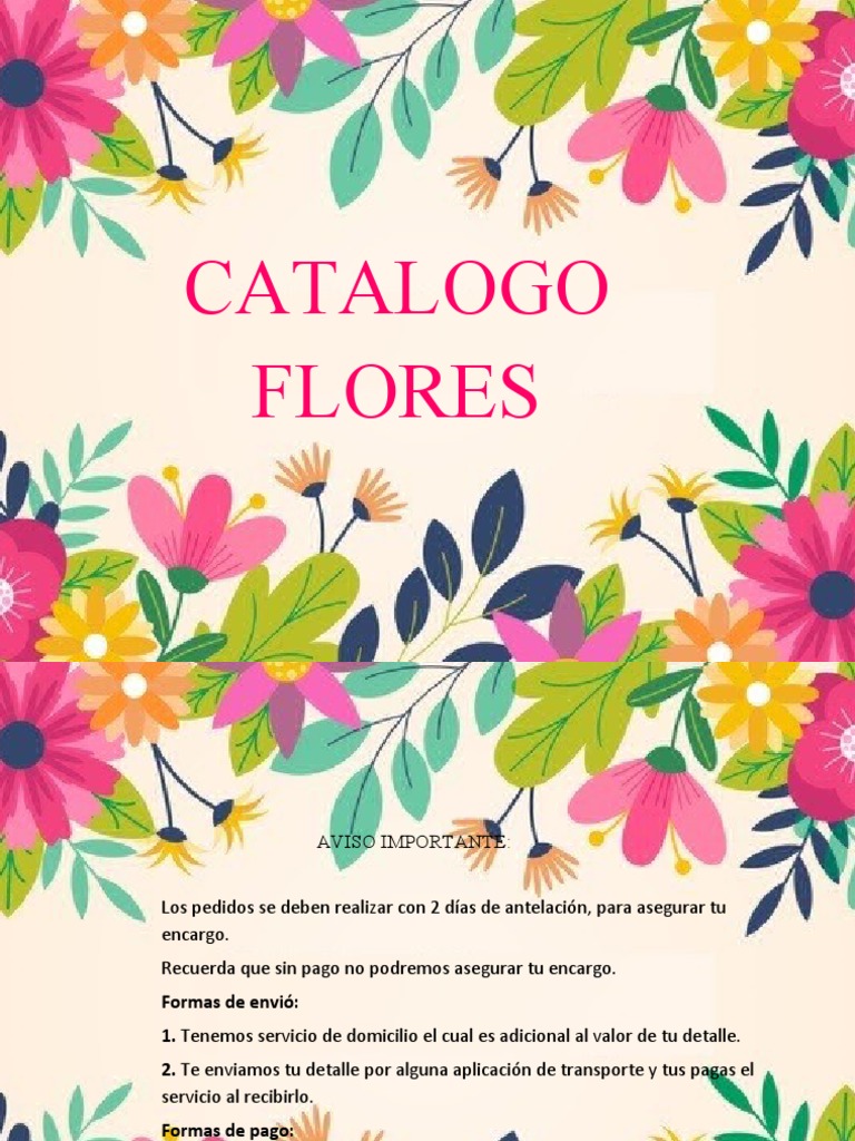 Catalogo Flores | PDF