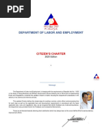 DOLE Approved Organizational Chart | PDF | Employment | Labour Economics