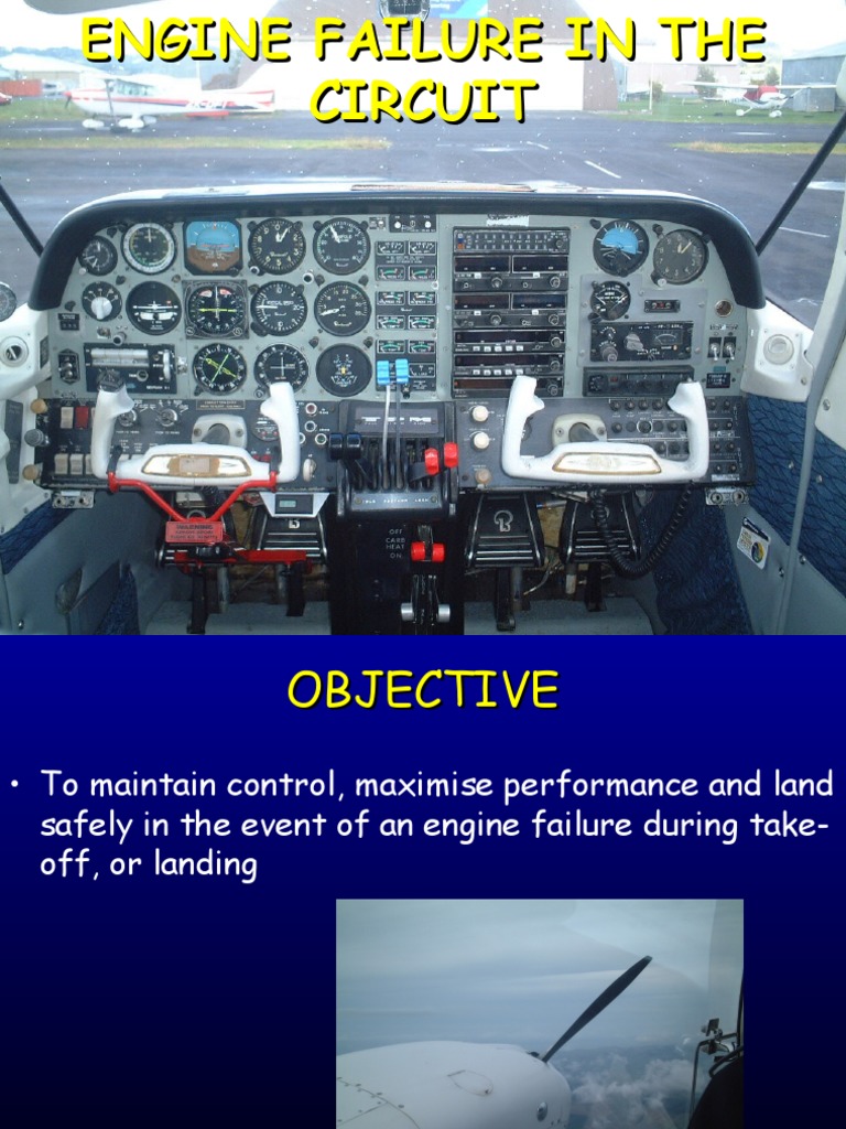 Pilot Engine Failure Guide | PDF | Takeoff | Flap (Aeronautics)