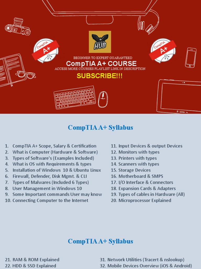 CompTIA A+ | PDF | Printer (Computing) | Usb Flash Drive