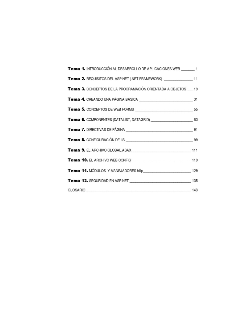 Manual de ASP NET | PDF | .NET Framework | Objeto (informática)