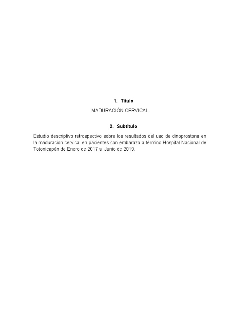Dinoprostona | PDF | Parto | Reproducción humana