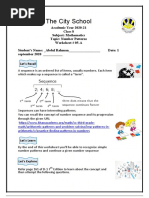 Sequences (Term-To Term Rule and Position-To-Term Rule) | PDF | Science ...