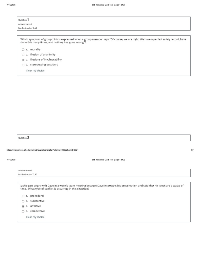 SSG Quiz - 2 1 | PDF