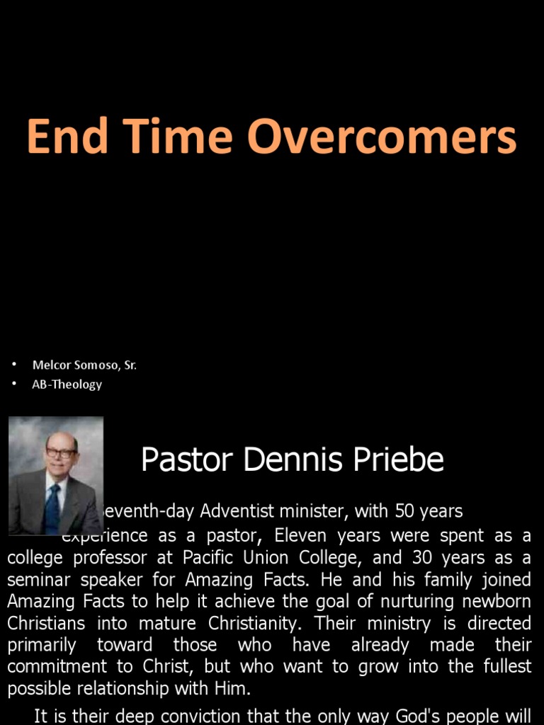 End Time Overcomers-1 | PDF | Salvation | Jesus