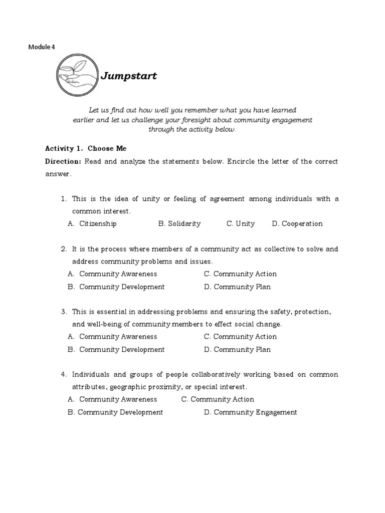 CESC Module 4 | PDF | Community | Poetry