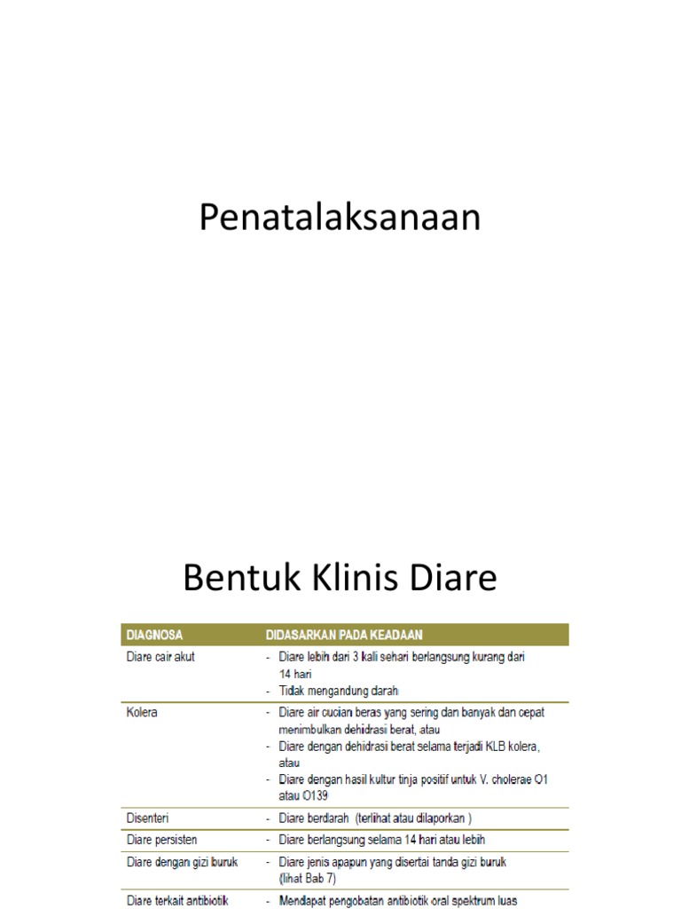 Penatalaksanaan Dehidrasi | PDF