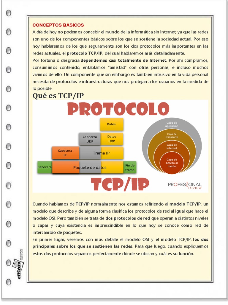 Qué Es TCP/IP: Conceptos Básicos | PDF | Red de computadoras | Protocolos de internet