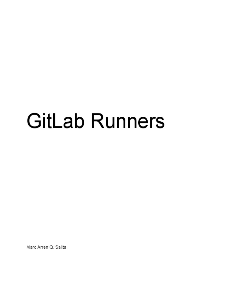 Install GitLab Runners | PDF | Microsoft Windows | Linux