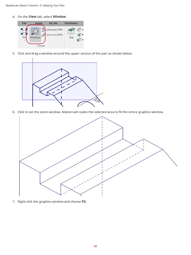 Mastercam Viewing Tutorial | PDF | Computers