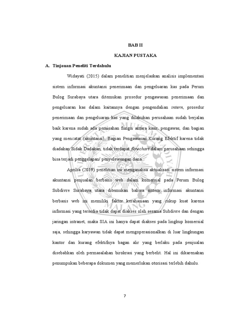 Bahan FlowChart Penerimaan Kas | PDF