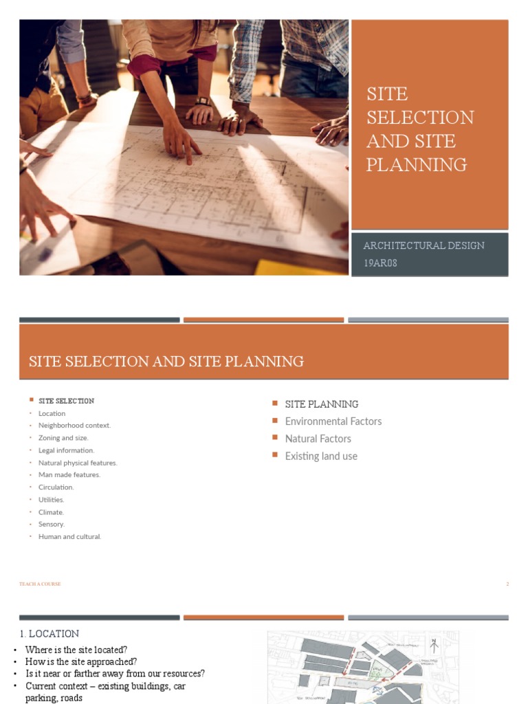 Site Selection and Planning Criteria | PDF | Climate | Water