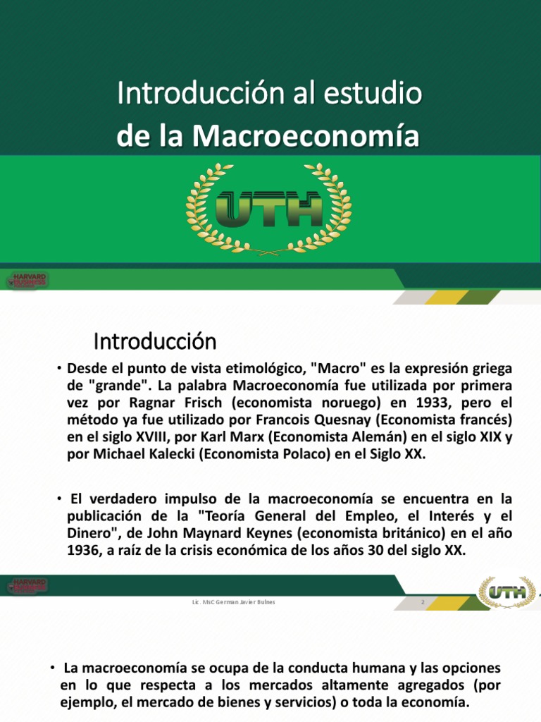 Tema 1 Introduccion Al Estudio de La Macroeconomia 2 | PDF | Inflación | Macroeconómica