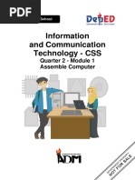 ICT CSS Q2 Mod2 Prepare Installer v4 | PDF | Usb Flash Drive | Booting