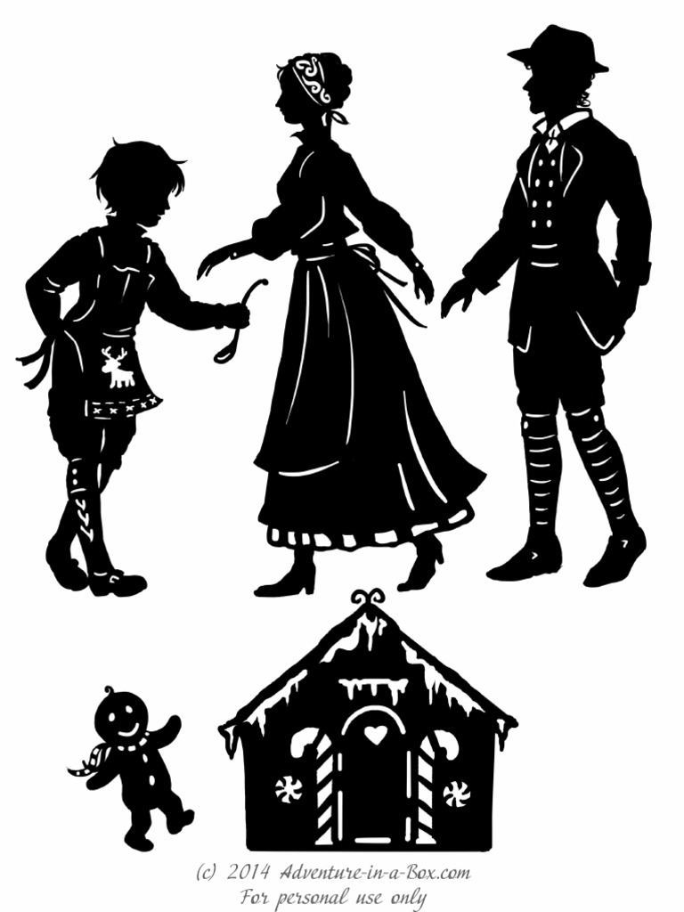 Gingerbread Man Shadow Puppets | PDF