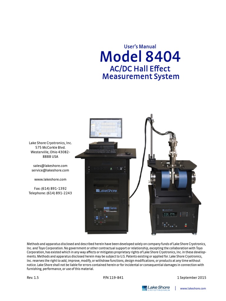 8404 Manual | PDF | Alternating Current | Electrical Engineering